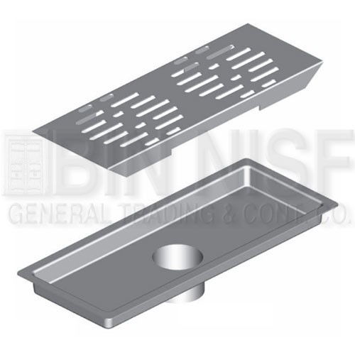BINNISF-LINEAR DRAIN WITH GRATE 300 X 100 MM - FERPLAST (ITALY)